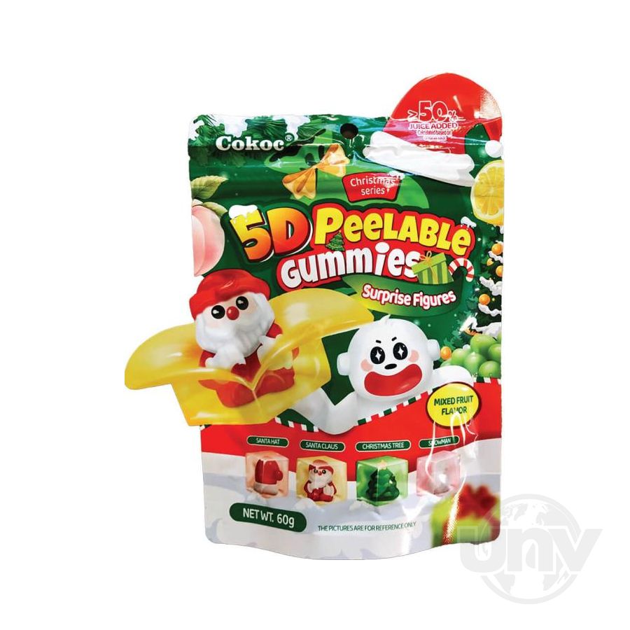 COKOC 5D Peelable Gummies Christmas Mixed Fruit Flavor - UNV Wholesale ...